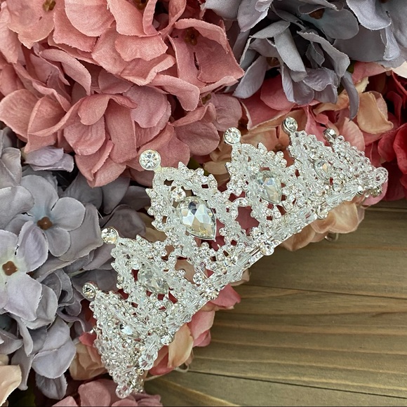 Accessories | Ice Princess Silver Crystal Bridal Tiara Crown | Poshmark